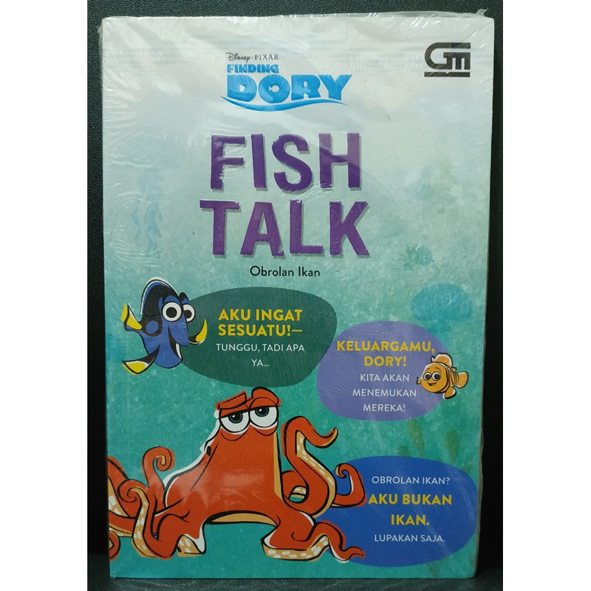 Jual Buku Cerita Disney Finding Dory Fish Talk Obrolan Ikan | Shopee ...