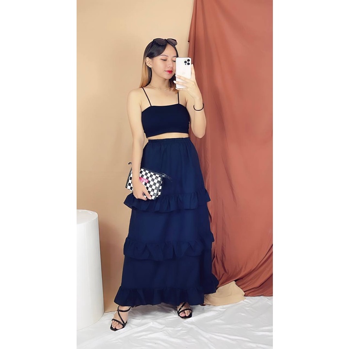 Jual RX Fashion - YORIE SKIRT KATUN TWISTCONE/ Korean Skirt / Rok ...