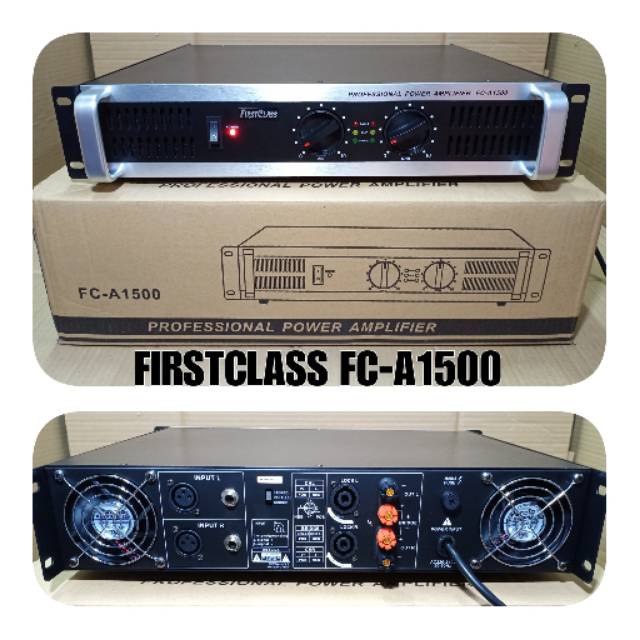 Jual POWER AUDIO SOUND SYSTEM FIRSTCLASS FC A1500 PROFESIONAL POWERED ...