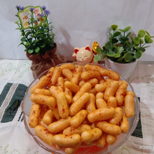 Jual Keripik Pilus Telur Ikan Tenggiri Makanan Ringan Kerupuk Makanan