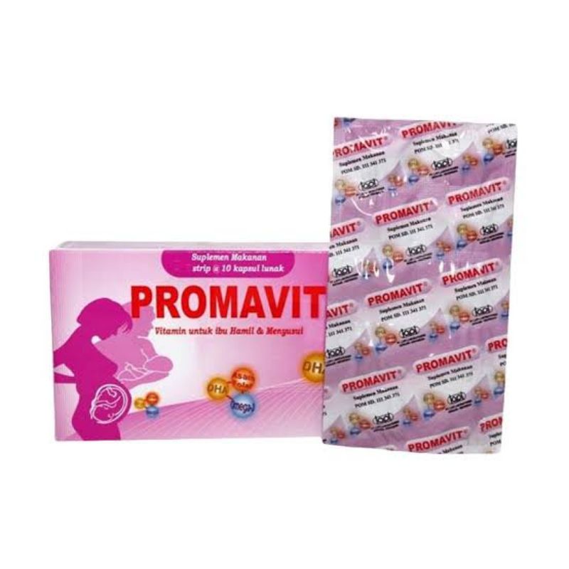 Jual PROMAVIT (VITAMIN IBU HAMIL) LAPI STRIP ISI 10 KAPSUL | Shopee ...
