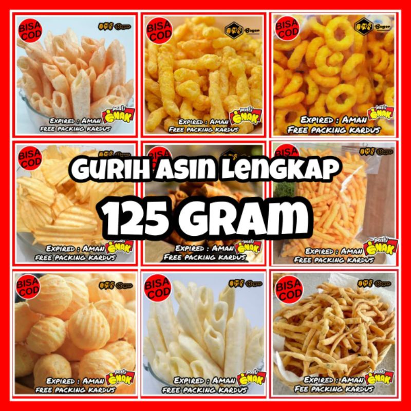 Jual Cemilan camilan kiloan 125 Gram snack kekinian jajan Jajanan Jadul ...