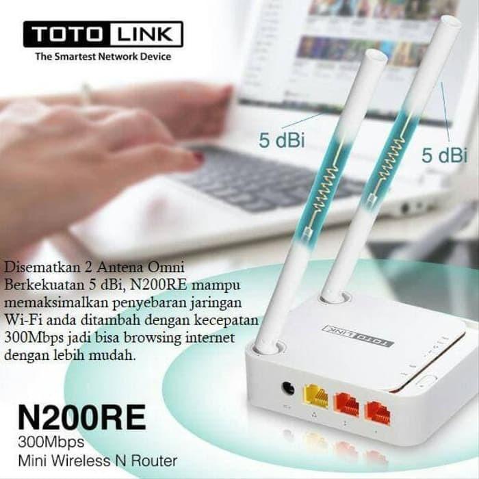 Jual TOTOLINK N200RE 300Mbps Wireless N Router | Shopee Indonesia