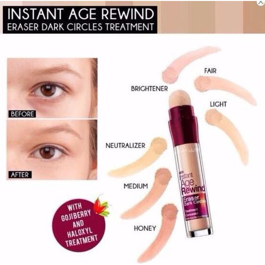 Jual MAYBELLINE INSTANT AGE REWIND CONCEALER COLOR CORRECTOR - 110 FAIR ...