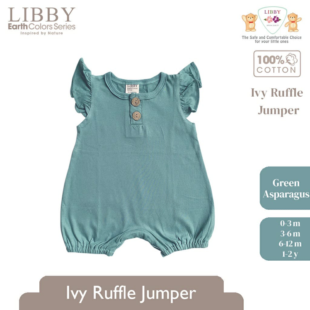 Jual Libby Ivy Ruffle Earth Color Series Jumper Segi 4 Cotton Earth ...