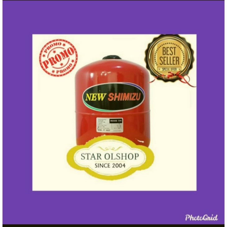 Jual Tangki atas pompa air Shimizu 19 liter jet pump york tabung ...