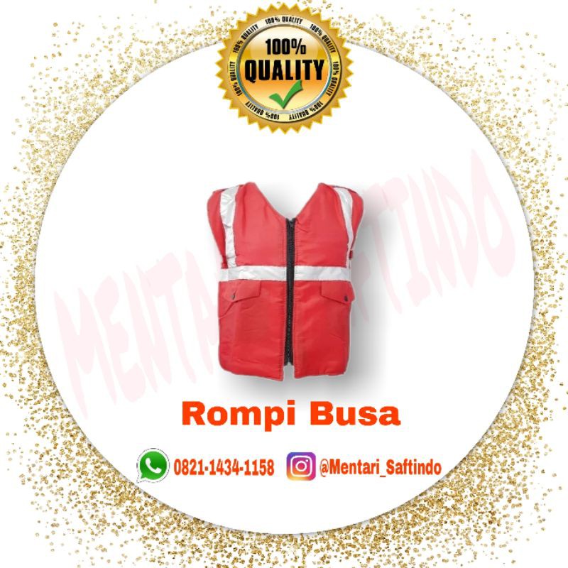 Jual rompi parasit tebal/rompi parkir/rompi touring/rompi busa warna ...