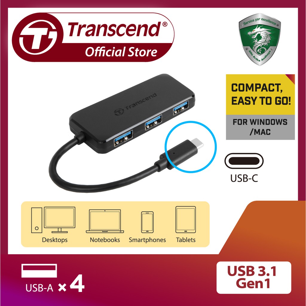 Jual Transcend USB Hub HUB2C | Shopee Indonesia
