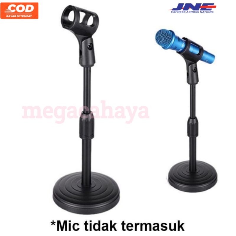 Jual STAND MIC MEJA KAKI BULAT HOLDER MICROPHONE TRIPOD MIKROPON MEJA ...