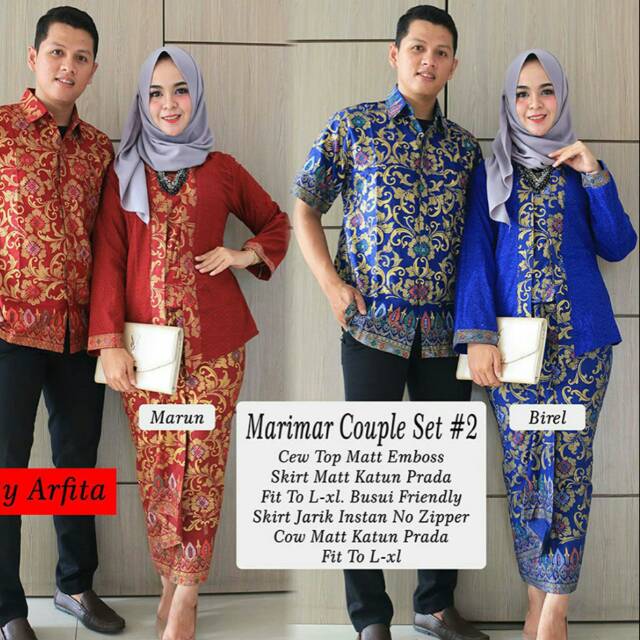 Jual Batik Couple Marimar - Redi warna BIREL | Shopee Indonesia