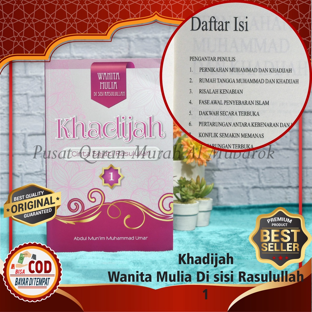 Jual KHADIJAH - Cinta Sejati Rasulullah (Buku Wanita Mulia Disisi ...