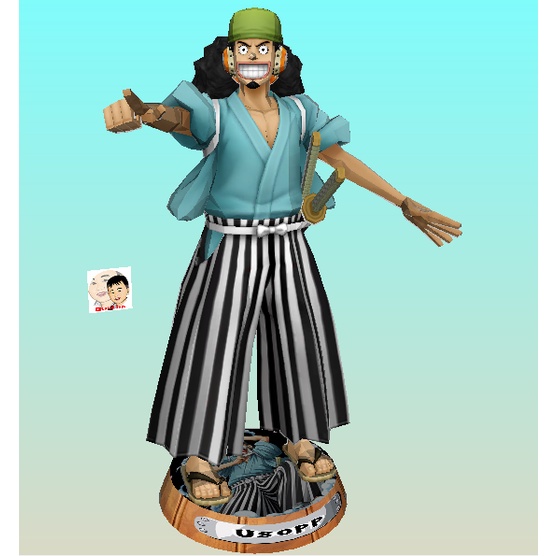Jual Papercraft One Piece Good Usop Wano | Shopee Indonesia