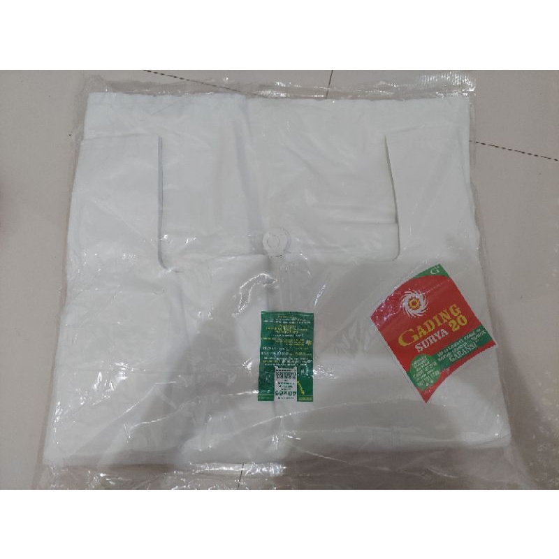 Jual KANTONG PLASTIK GADING PUTIH / PLASTIK LAUNDRY JUMBO UK 40X65 dan ...