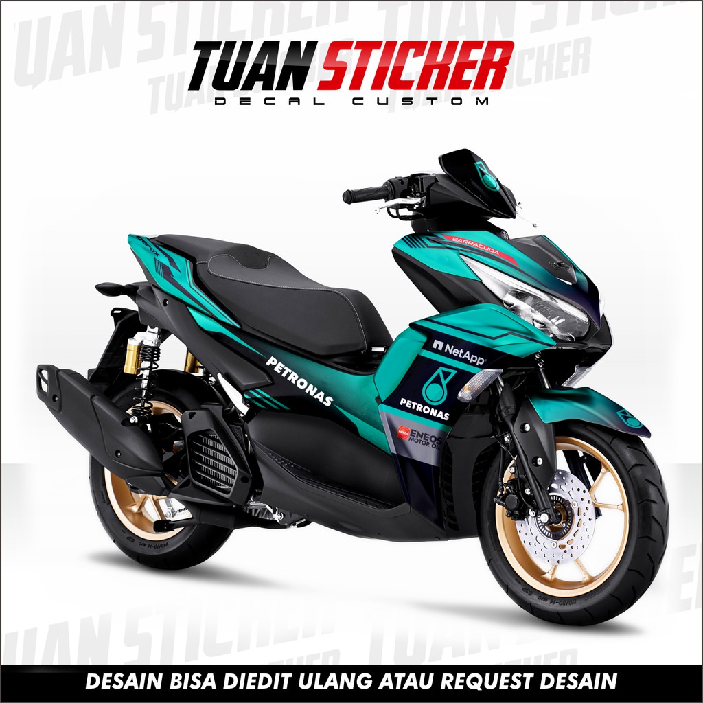 Jual Stiker aerox Striping Decal All New Aerox 155 Connected full body ...