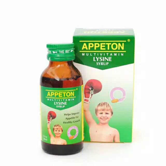 Jual APPETON LYSINE SYRUP 60 ML. Bs GOSEND | Shopee Indonesia