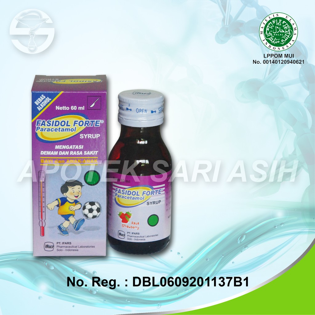 Jual FASIDOL FORTE SIRUP | PARACETAMOL Penurun Panas Pereda Nyeri Sakit ...