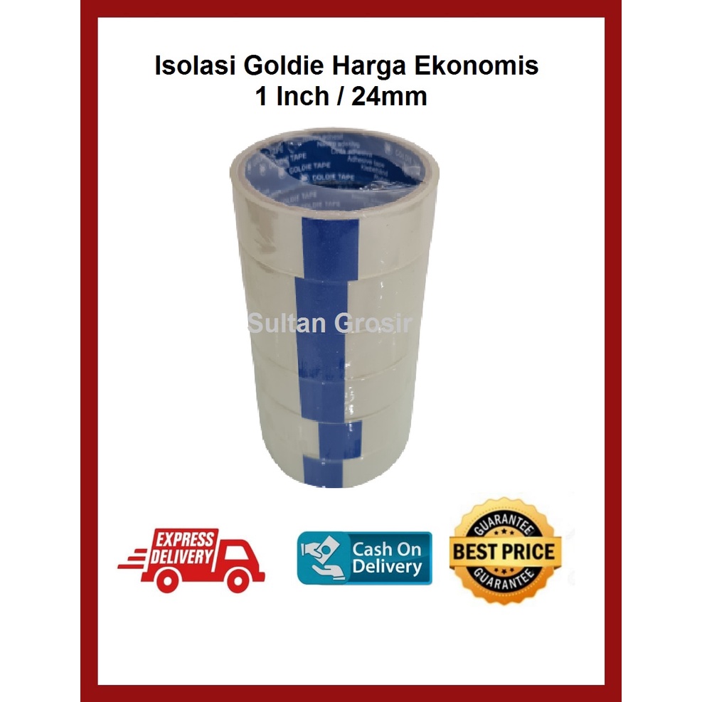 Jual ISOLASI 1 INCH / SOLATIP 1 INCH / ISOLASI 24 MM | Shopee Indonesia