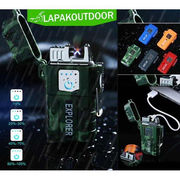 Jual ORIGINAL Explorer Lighter V2 Korek Api Elektrik Plasma Outdoor ...