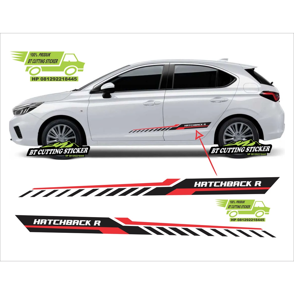 Jual sticker mobil honda city sticker honda city hatchback 2021 stiker ...