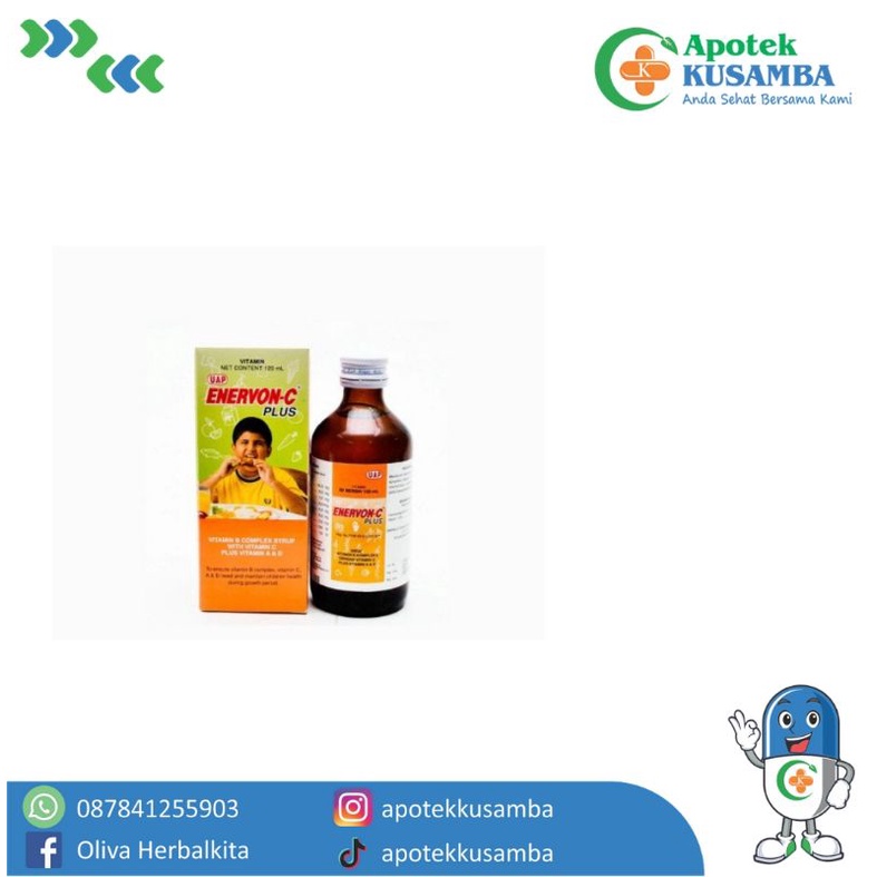 Jual enervon c plus Syrup 120ml | Shopee Indonesia