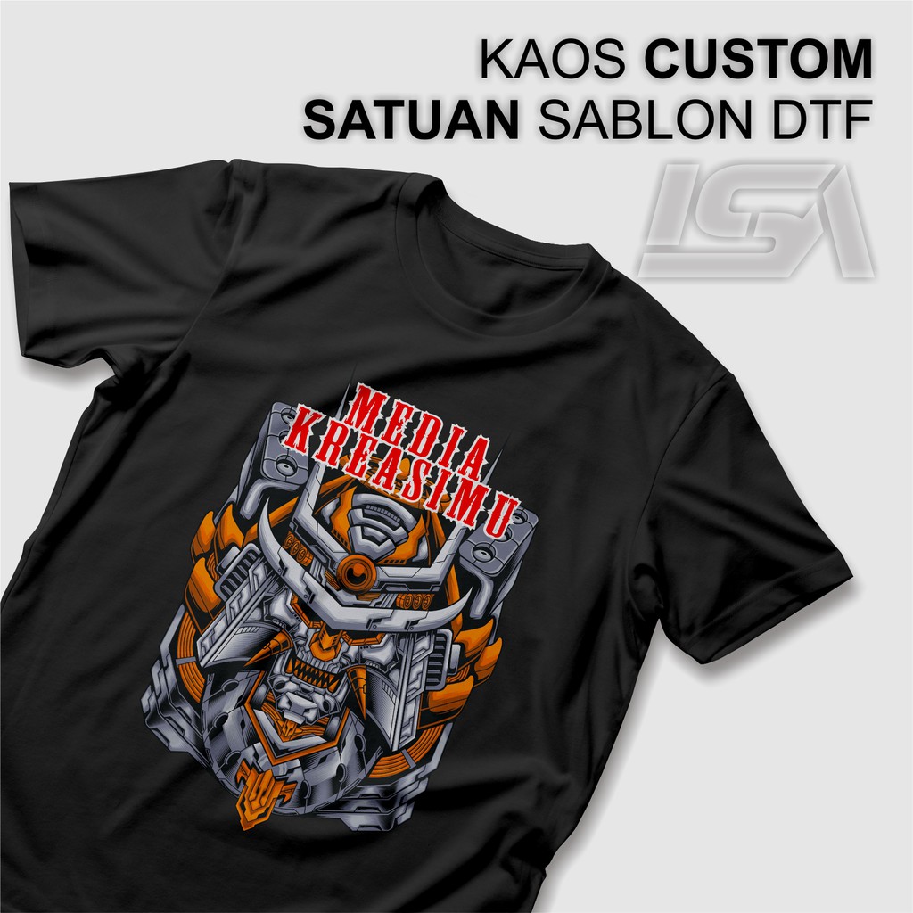 Jual Sablon DTF/Print DTF Custom Kaos Sablon Plastisol Satuan | Shopee Indonesia