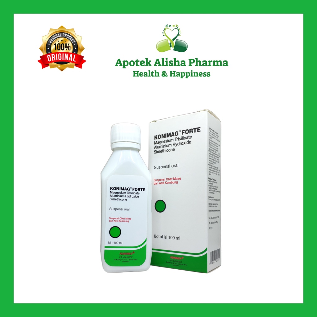 Jual Konimag Forte Sirup 100ml Konimex - Konimah Syrup Obat Maag dan ...
