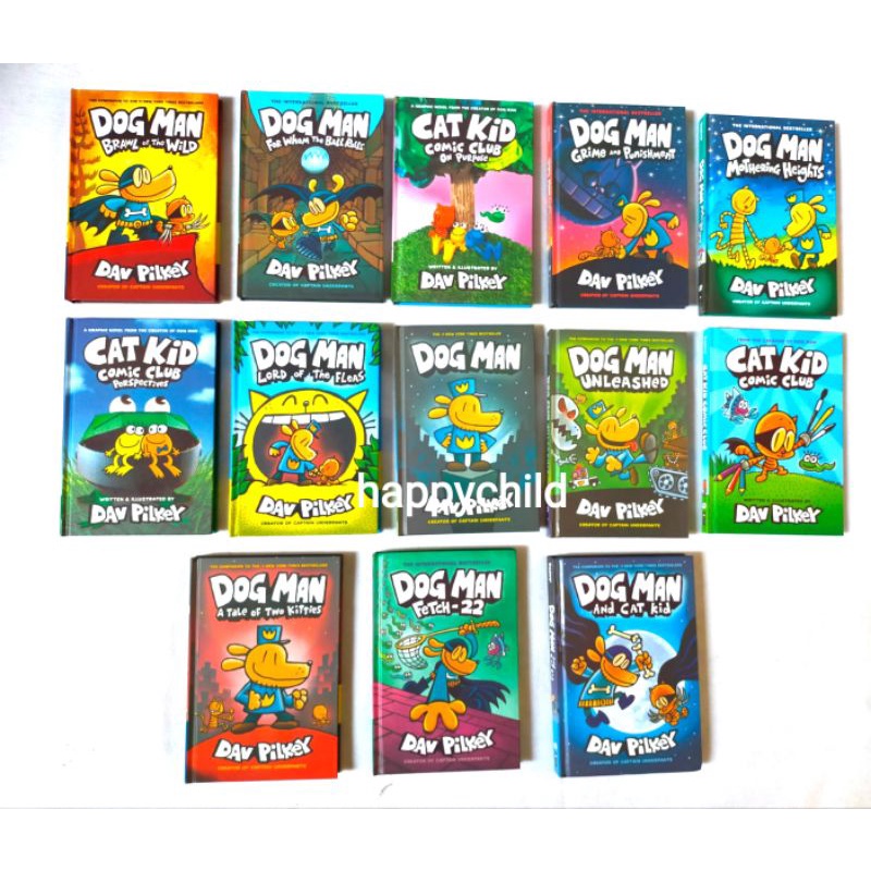 Jual Newest dogman 13 books full color upgrade 13 buku/dog man comics ...