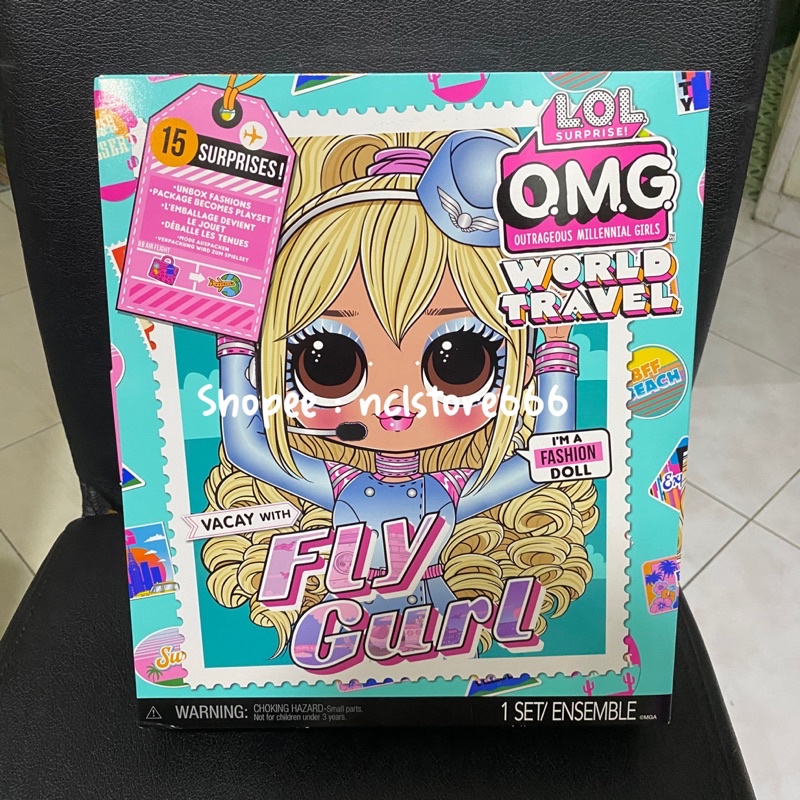 Jual LOL SURPRISE OMG TRAVEL DOLL FLY GURL ORIGINAL | Shopee Indonesia