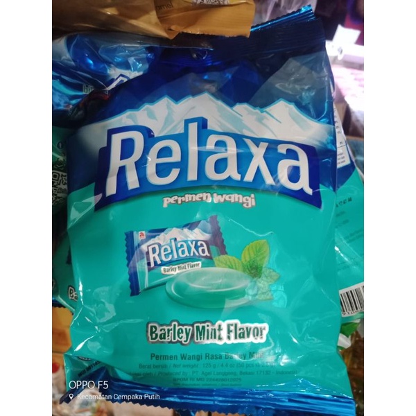 Jual Permen Relaxa Barley Mint 125gr isi 50 butir | Shopee Indonesia