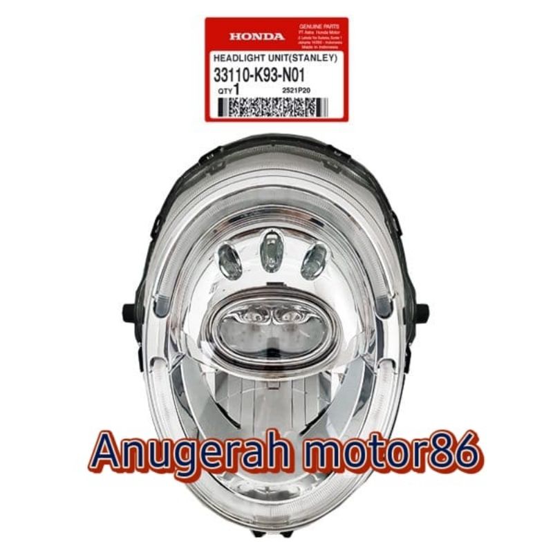 Jual 33110-K93-N01 Reflektor lampu depan scoopy new esp tahun 2017-2020 ...