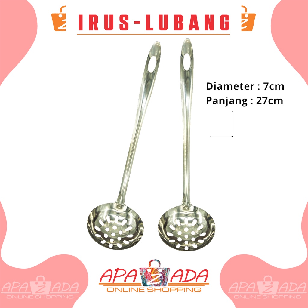 Jual Apazada - Peralatan makan Irus Sayur / Alat Masak Irus Lubang ...