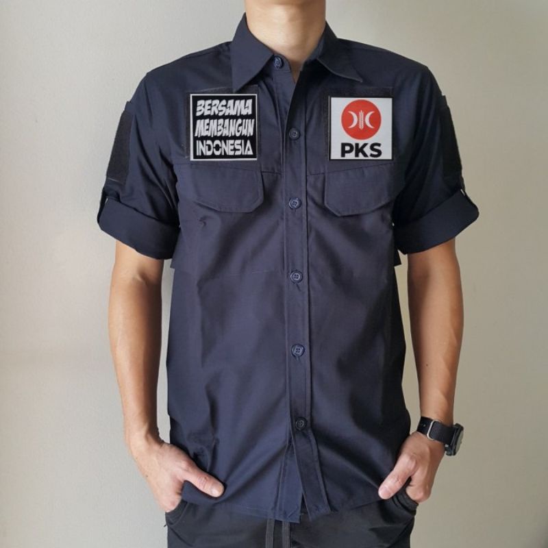 Jual kemeja tactical partai pks baju tactical partai pks seragam ...