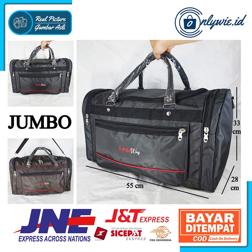 Jual PPO010 TAS TRAVEL BAG BESAR TAS MUDIK JUMBO TAS BAJU PULANG ...