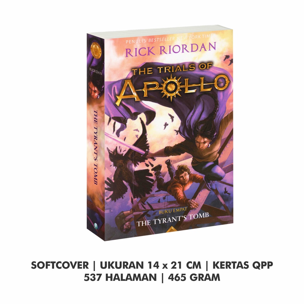 Jual Buku Novel Baru Seri Rick Riordan The Trials Of Apollo Dark ...
