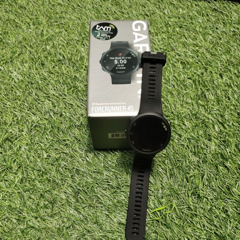 Jual Garmin Forerunner 45 New belum dipakai hanya buka box | Shopee ...
