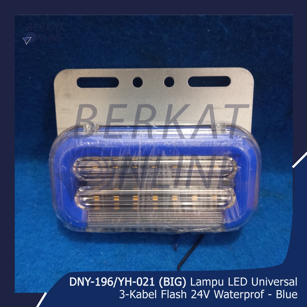 Jual RRC YH021 Lampu LED Universal (3 Kabel) 24V Warna Blue / Biru | Shopee Indonesia