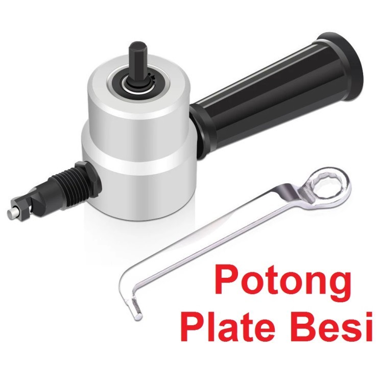 Jual Alat Potong Plat Besi Drill Nibler Cutter 360 Derajat Pemotong Baja | Shopee Indonesia