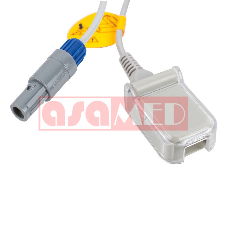 Jual Extention Spo2 Mindray 6 Pin Original | Adaptor Saturasi Mec1000 ...