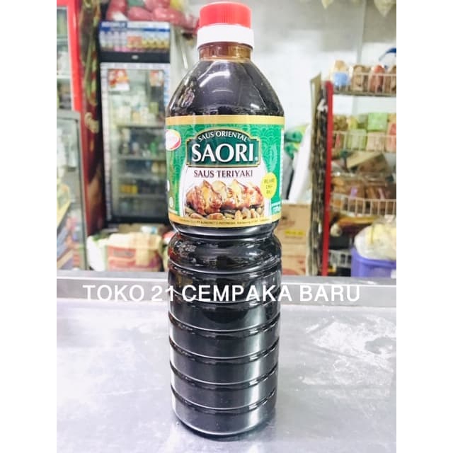 Jual Saori Saus Teriyaki Botol 1000 ml | Saori Saos Teriyaki 1000ml 1 ...