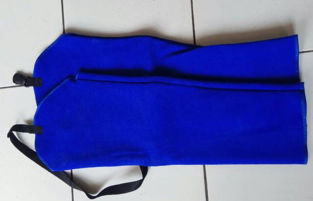 Jual SHp2 Pelindung dada lengan kulit safety welding / apok apron ...