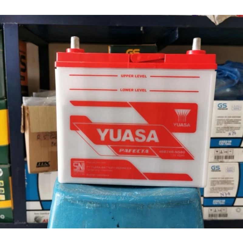 Jual AKI BATERAI YUASA NS60/46B24R MOBIL AVANZA TARUNA SUZUKI SWIFT 45AH GRS 3 BLN | Shopee ...