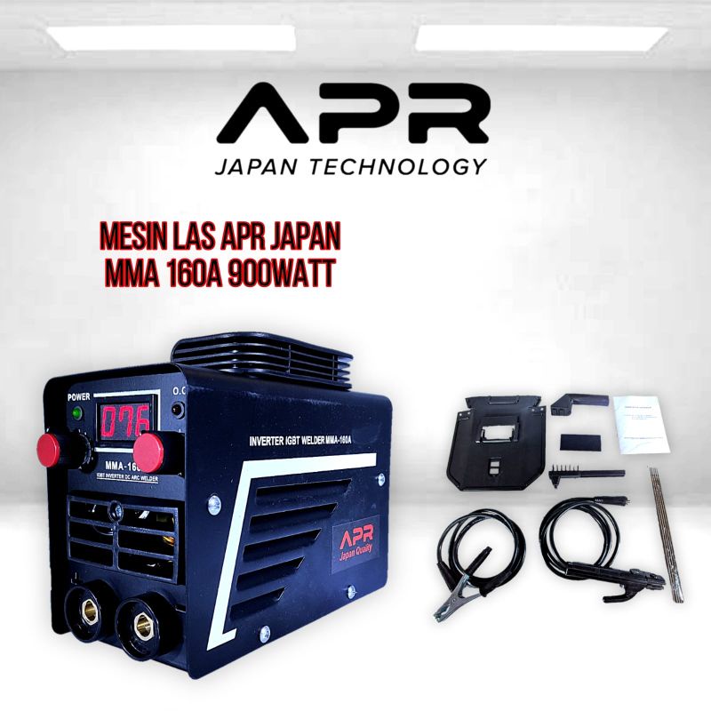 Jual Mesin Las APR Japan Fullset MMA 160A 900Watt. Japan Quality ...