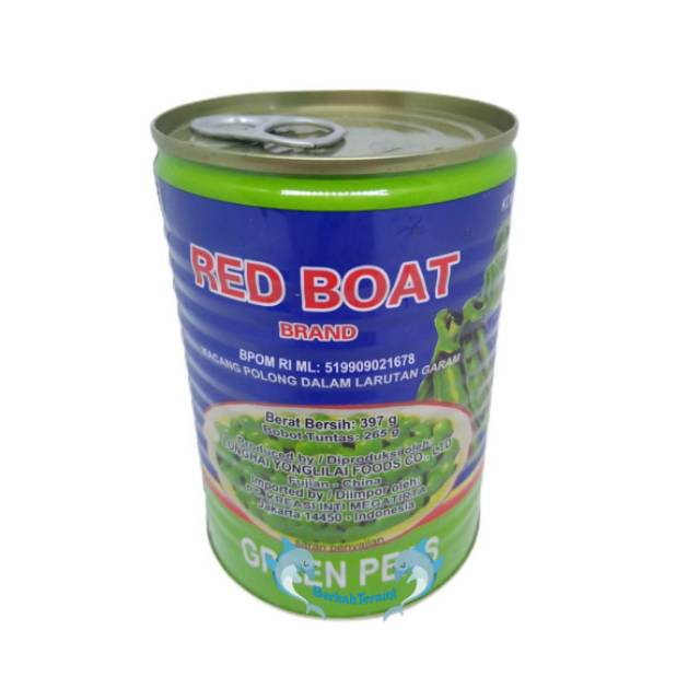 Jual Kacang Polong Kaleng 397gr / Green Peas Red Boat Brand | Shopee ...