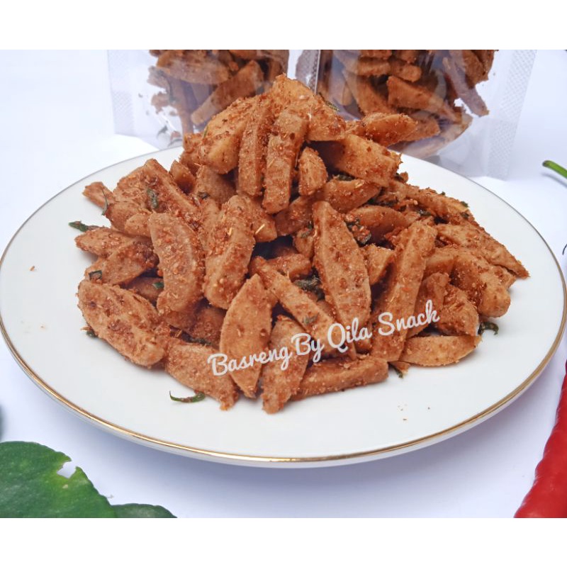 Jual Basreng Pedas Daun Jeruk 1 KG | Shopee Indonesia