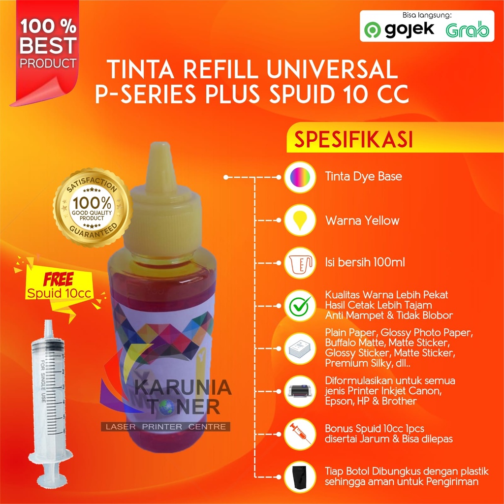 Jual Tinta Refill Dye KOREA BEST QUALITY Pseries Canon IP1980 IP2770 ...