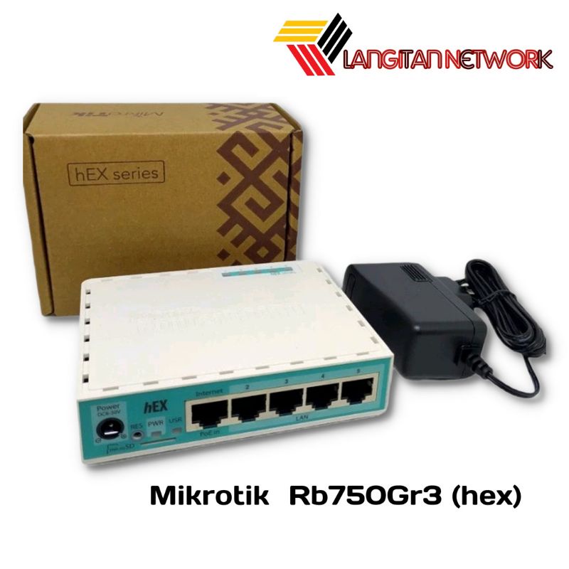 Jual Mikrotik Routerboard RB750GR3 (hEX) | Shopee Indonesia