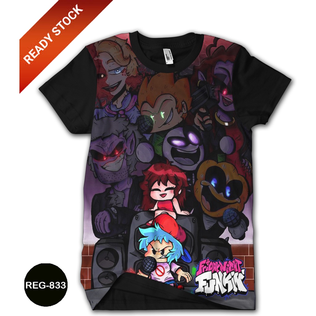 Jual Baju Friday Night Funkin 3D Baju Anak dan Dewasa FNF Video Game ...