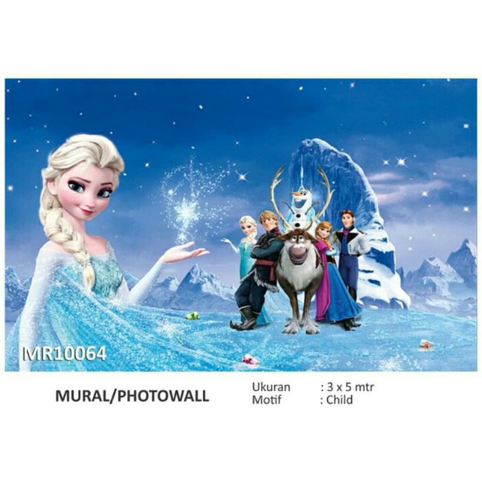 Jual Wallpaper Dinding Mural Photowall Motif Frozen Elsa | Shopee Indonesia
