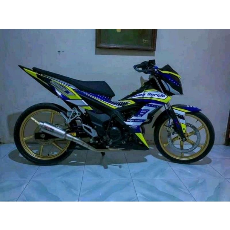 Jual DECAL STIKER SONIC 150R + ORACAL KUNING STABILO ORI DECAL FULLBODY ...