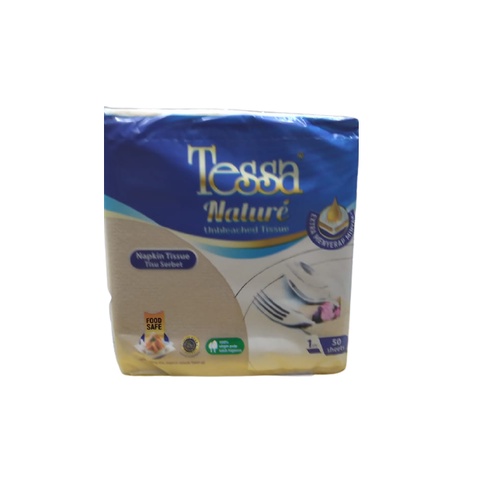Jual Tessa Tissue Napkin Natural 50 s | Shopee Indonesia